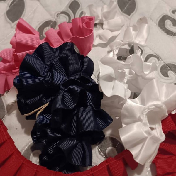 Satin Box Pleated Ribbon-fabric Trim, 7/8 Inch Wide, Sold by the Yard ...