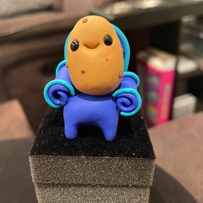 Miniature , Cute Little Polymer Clay Fimo Figurine Kawaii Style ...