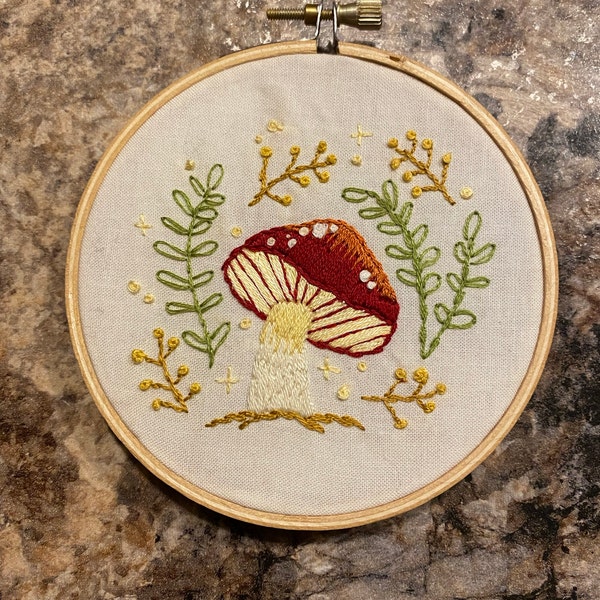 Monarch Butterfly Cottagecore Embroidery Digital Thread Painting ...