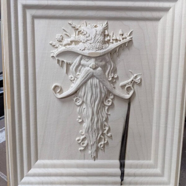 Wizard of the Forest, 3D STL Model for Cnc Users, CNC Router Engraver ...
