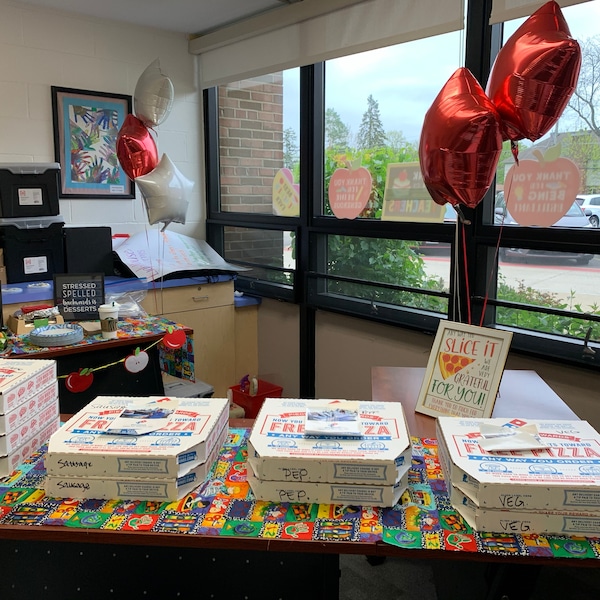 Pizza Appreciation Sign, Staff Nurse Employee Teacher Appreciation Week ...
