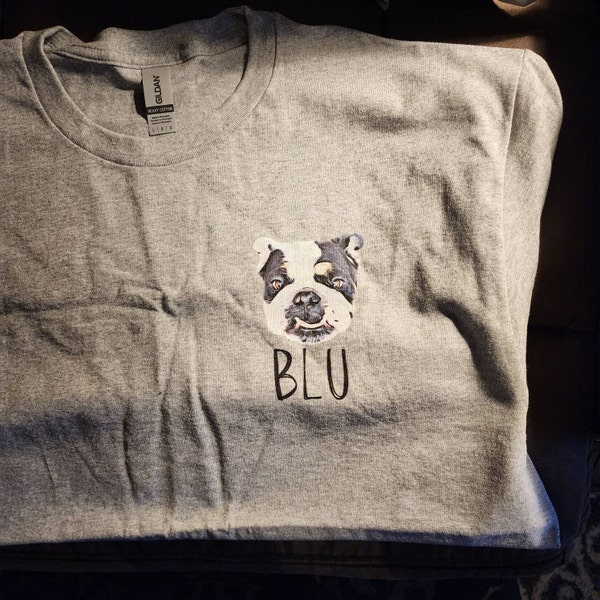 Custom Pet Shirt Pet Photo Name Custom Dog Shirt Personalized Dog Shirt ...