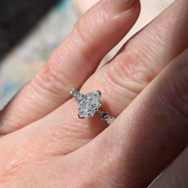 Cadillac Step Cut IGI Certified Loose Diamond for Twisted Wedding Band ...