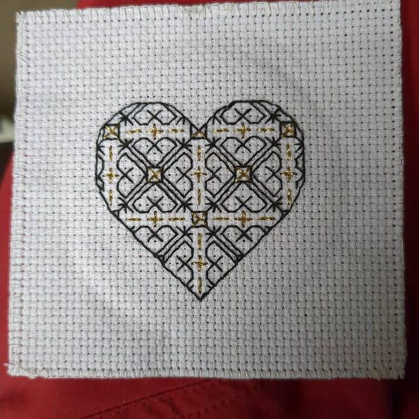 Spring Family Tree - Blackwork Embroidery Pattern - PDF Download Chart - Includes Full Stitching ...