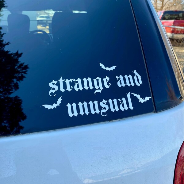 Strange and Unusual | Spooky Bitch | Stay Spooky | Goth Decals | Goth ...