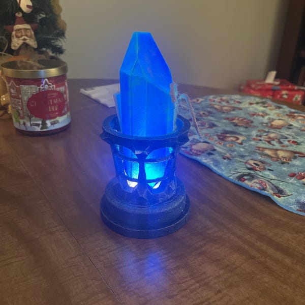 Night Light Soul Gem, LED Lamp, Illuminated Diorama Inspired by Skyrim ...