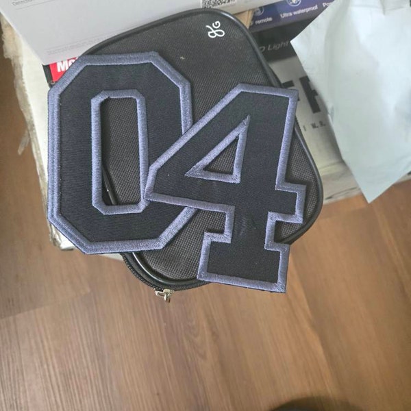 High School Varsity Numbers Patch College Letterman Jacket Embroidered ...