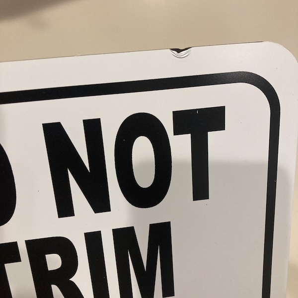 Please Do Not Sit Here Black Aluminum Composite Sign - Etsy