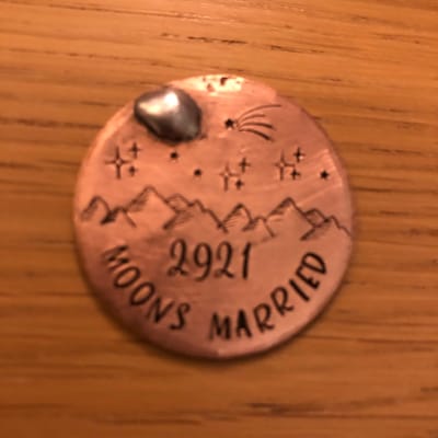 Personalised Hand Stamped Tree Hanging Charm Tree Memorial Wedding ...