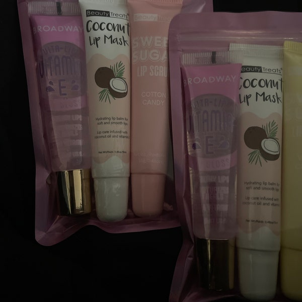 BROADWAY Mini Pink Lip Gloss Pack Lip Gloss Bundle, Lip Gloss ...