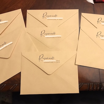 Real Estate Agent Stamp Address Stamp Self Inking or Wooden - Etsy