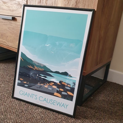 Giants Causeway Print Northern Ireland Travel Print Travel - Etsy