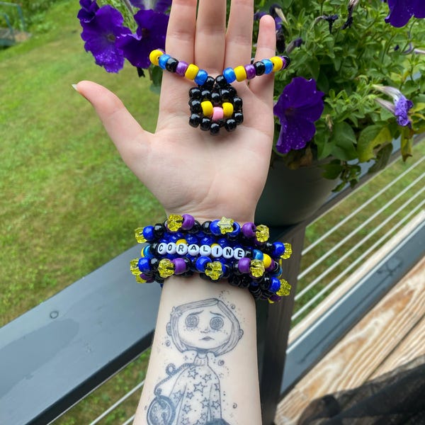 Kandi Star Cuff Bracelet, Premade or Customizable, Perfect Party Favors ...