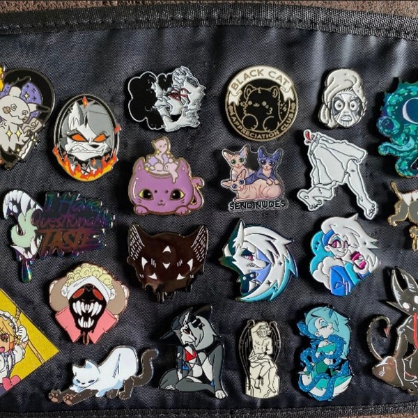 Split Girl Enamel Pin Set 2.5in - Etsy