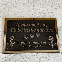 Cast Copper With Verdigris Background House Decorative Plaque Sign ...