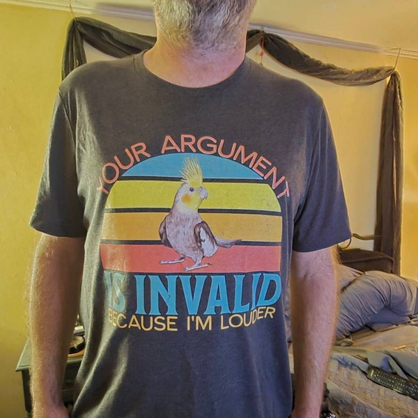 Invalid Argument, I'm Louder Cockatiel Sweatshirt, Bird Lover, Animal ...
