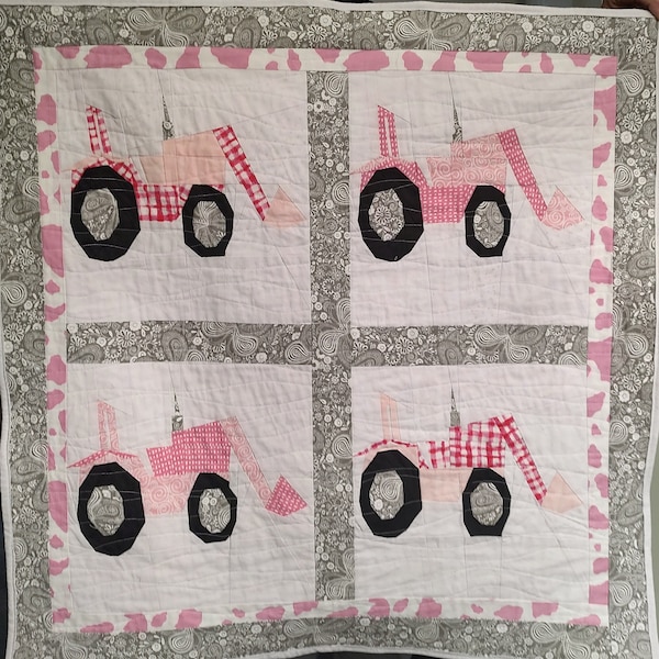 Farm Animal Quilt Pack, Four Paper Pieced Quilt Patterns - Etsy