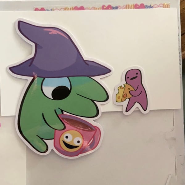 Smiling Friends Glep Sticker - Die Cut Vinyl Sticker 2.5" - Etsy