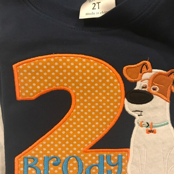 Secret Life of Pets Birthday Shirt,2nd Birthday Dog Shirt, 2nd Birthday ...