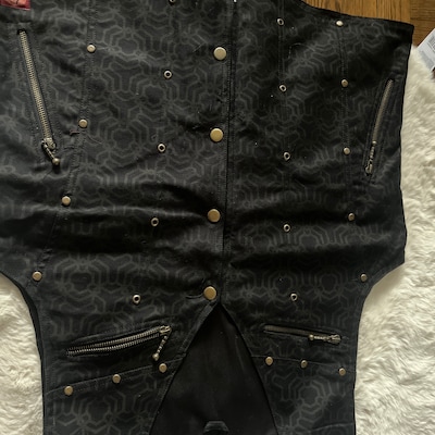 Storm Shadow Distressed Hooded Coat, Burningman Clothing, Festival ...