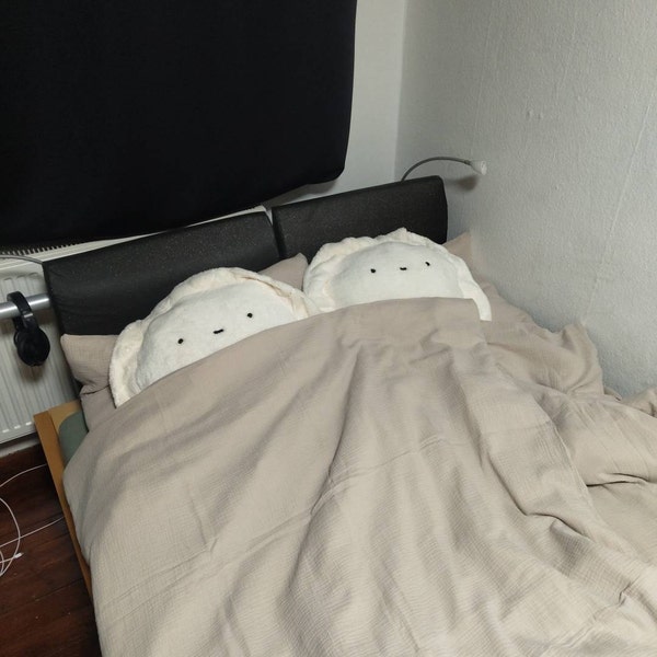 Large Dumpling Squishy Cushion, Hug Me Plush Dim Sum Soft Toy ...