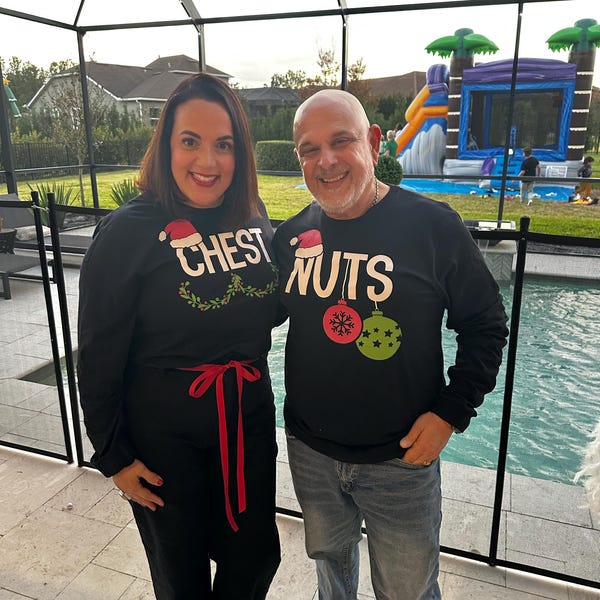 Chest Nuts Christmas Sweatshirts Couples Christmas Shirts Family ...