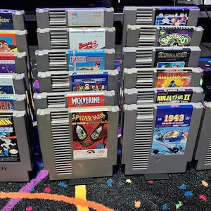 Retro Game Stand 15 Pack Display 90 Games Compatible With SNES, N64 ...