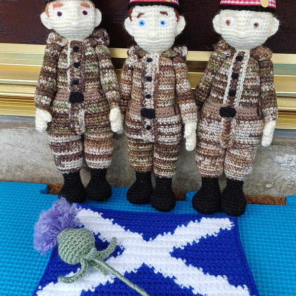 PDF Download - WWII British Soldier Knitting Pattern – Military Doll ...