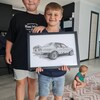 Original Artwork 1972 Brock Holden LJ Torana Drag Car Mashup A3 Fine ...