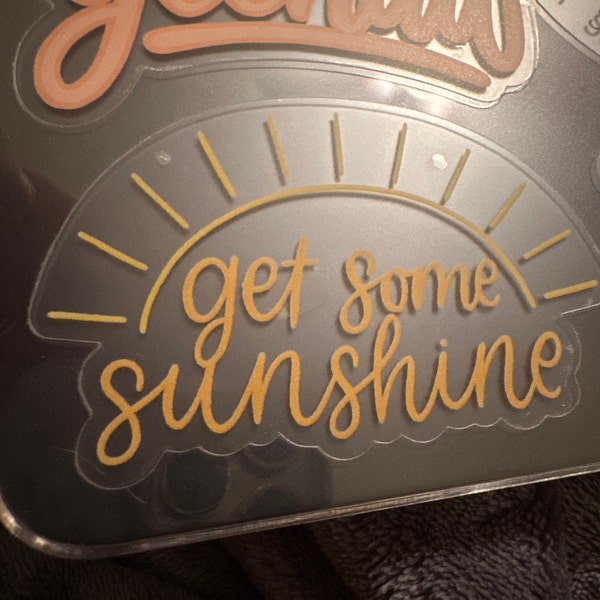 Get Some Sunshine Sticker, 3x2 In. - Etsy