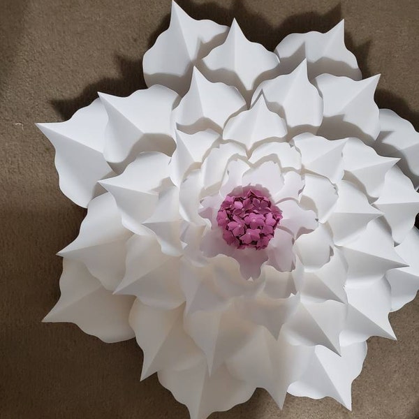 Hydrangea in SVG PNG DXF Paper Flower Template for Cutting Machine ...