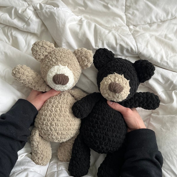 Modification for Jr. Bear the Bear Snuggler Crochet Pattern, Bear ...