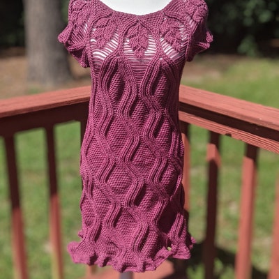 Seamless Crochet Dress PATTERN Written in English Chart - Etsy
