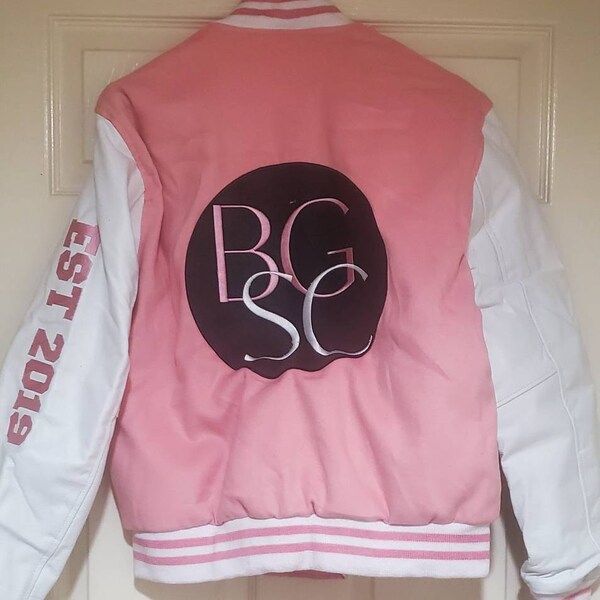 Letterman Baseball Varsity Jacket Cream Sleeves - Etsy