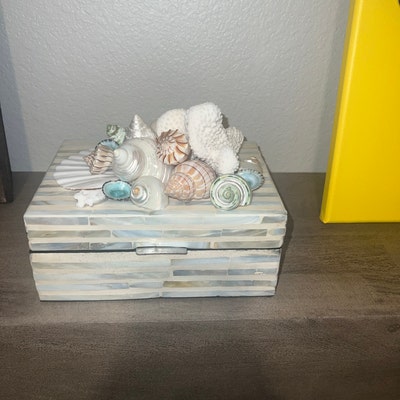 Seashell Wall Decor, Beach Wall Art, Tropical Decor, Shell Wall Hanging ...