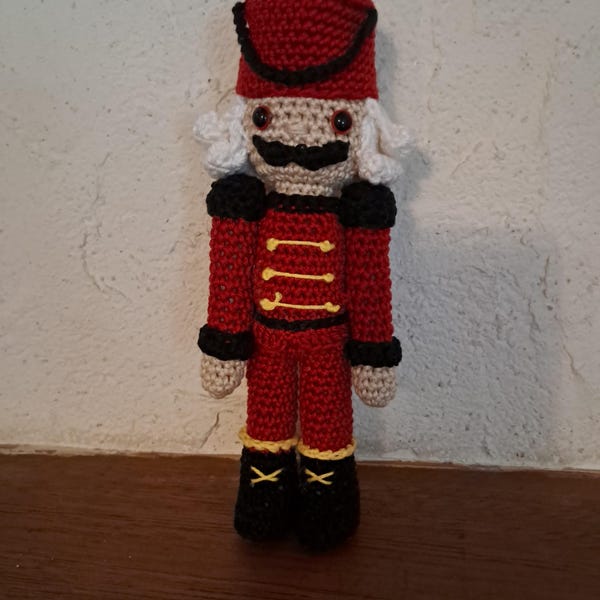 Crochet Christmas Nutcracker Pattern: Small and Large Toy (PDF) - Etsy