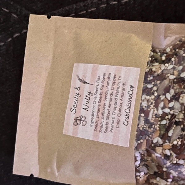 Seedy & Nutty Hermit Crab Food Protein and Fat Mix New and Improved ...