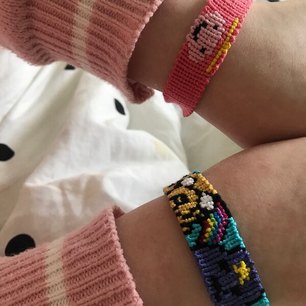 Adventure Time Bracelet (jake, LSP, Gunter) // Bookmark - Etsy