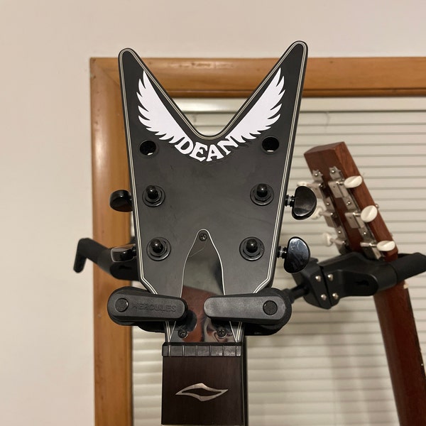 Dean Guitars 'flying V' Logo Vinyl Decal - Etsy