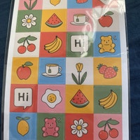 GYM EXERCISE Sticker Sheet // Aesthetic Cute Fitness Workout Strong ...