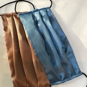 Super Soft Silky Satin Face Masks Made in the UK Washable and Reusable ...