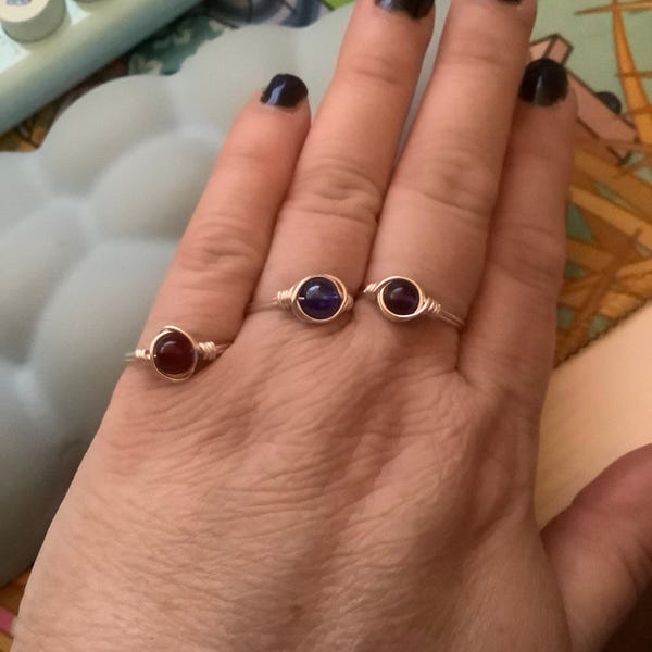The Night Court Themed Wire Ring Set - ACOTAR Inspired - Etsy