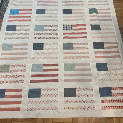 Little Flags Mini Quilt PDF Pattern - Etsy