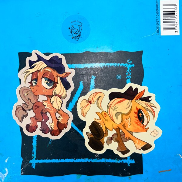 Applejack Stickers | My Little Pony - Etsy