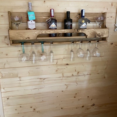 Floating Home Bar, Drinks Shelf, Gin Rack, Cocktail Display Cabinet ...
