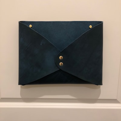 Extra Large Leather Wall Hanging Envelope, Leather Envelope, Mail ...