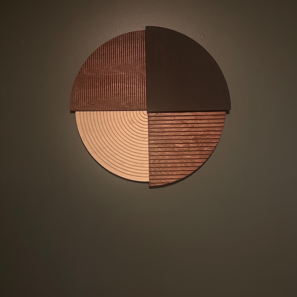 Karma Wall Decor, Modern Wood Wall Art, Rustic Wood Wall Art, Wood Wall ...