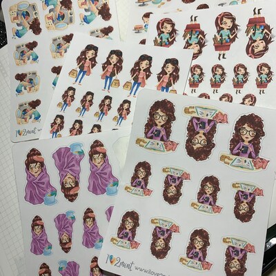 Planner Girl Diet / Lose Weight Printable Planner Stickers, Erin ...