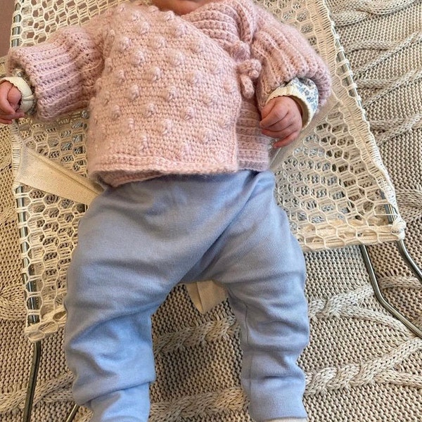 NUR Baby Leggings Knitting Pattern Sizes New Born, 1-3 Months, 3-6 ...