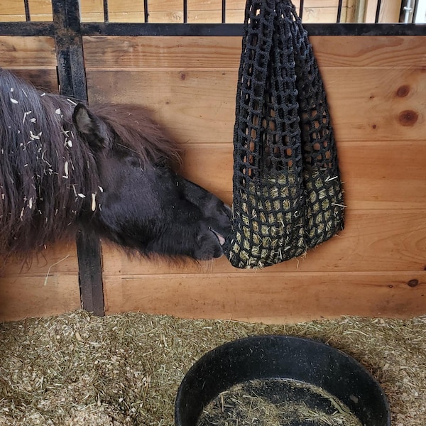 Slow Feed Hay Net for Your 300 Gallon Poly Stock Tank, Soft Woven ...